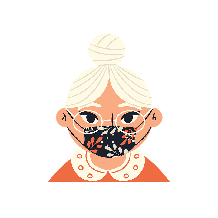 Grandmother Mask Covid-19 - Free image on Pixabay