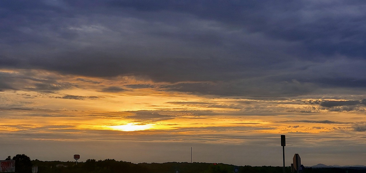 Sunset Over Commerce Georgia - Free photo on Pixabay
