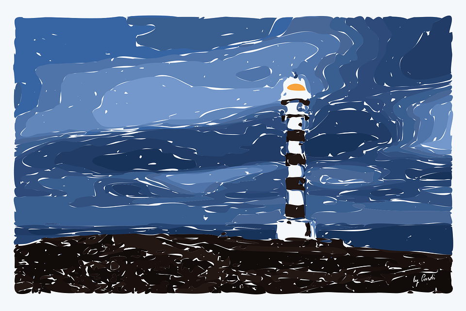 Download Sea, Lighthouse, Light. Royalty-Free Vector Graphic - Pixabay