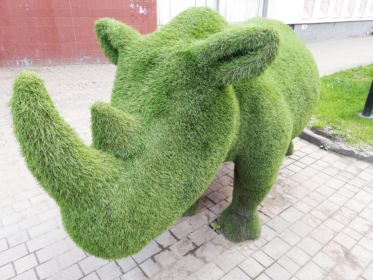 Rhinoceros Green Sculpture - Free photo on Pixabay - Pixabay