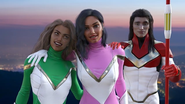 Download Team, Super Heroes, Friendship. Royalty-Free Stock ...