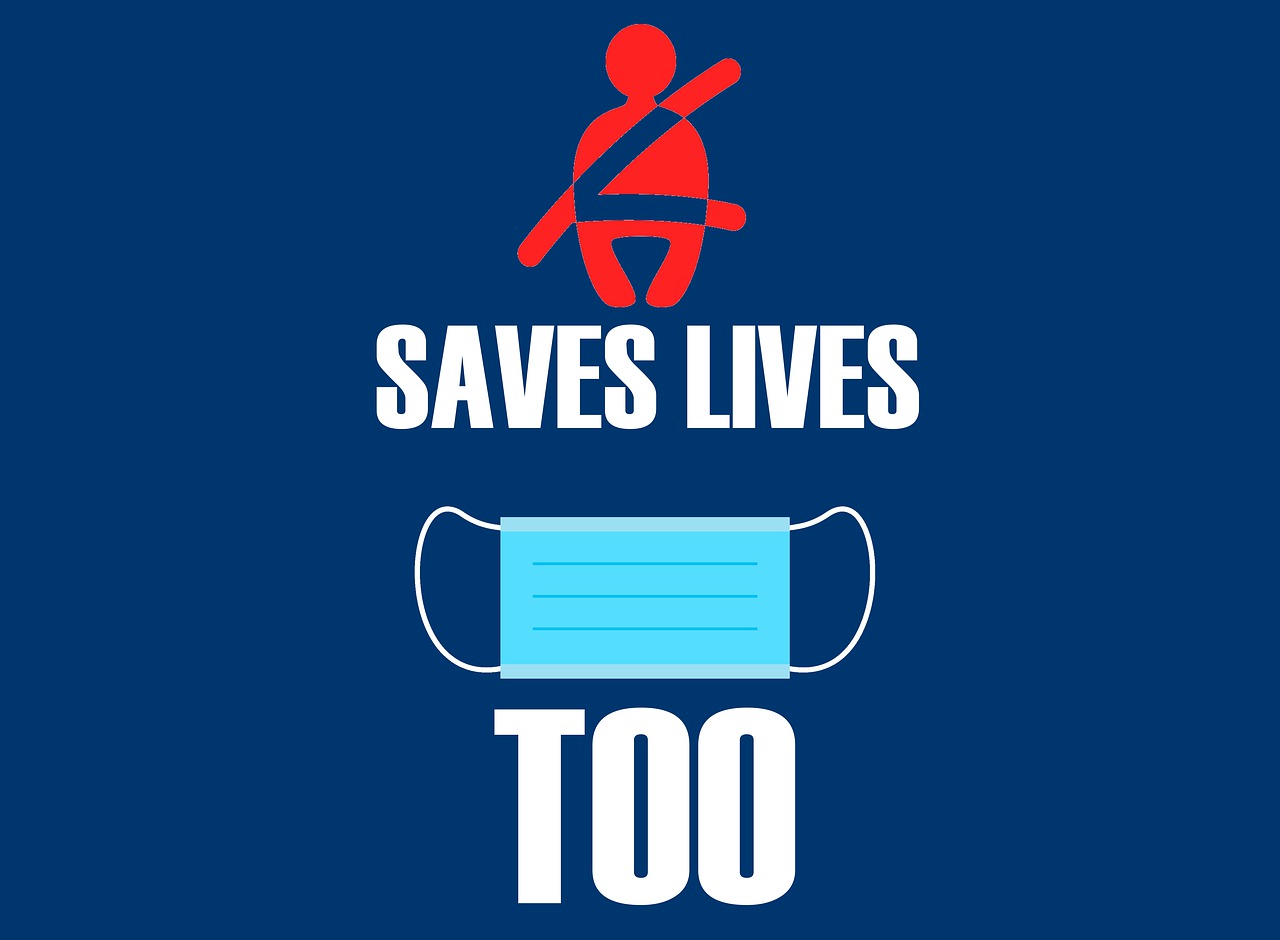 Download Covid Mask Saves Lives Royalty-Free Stock Illustration Image ...