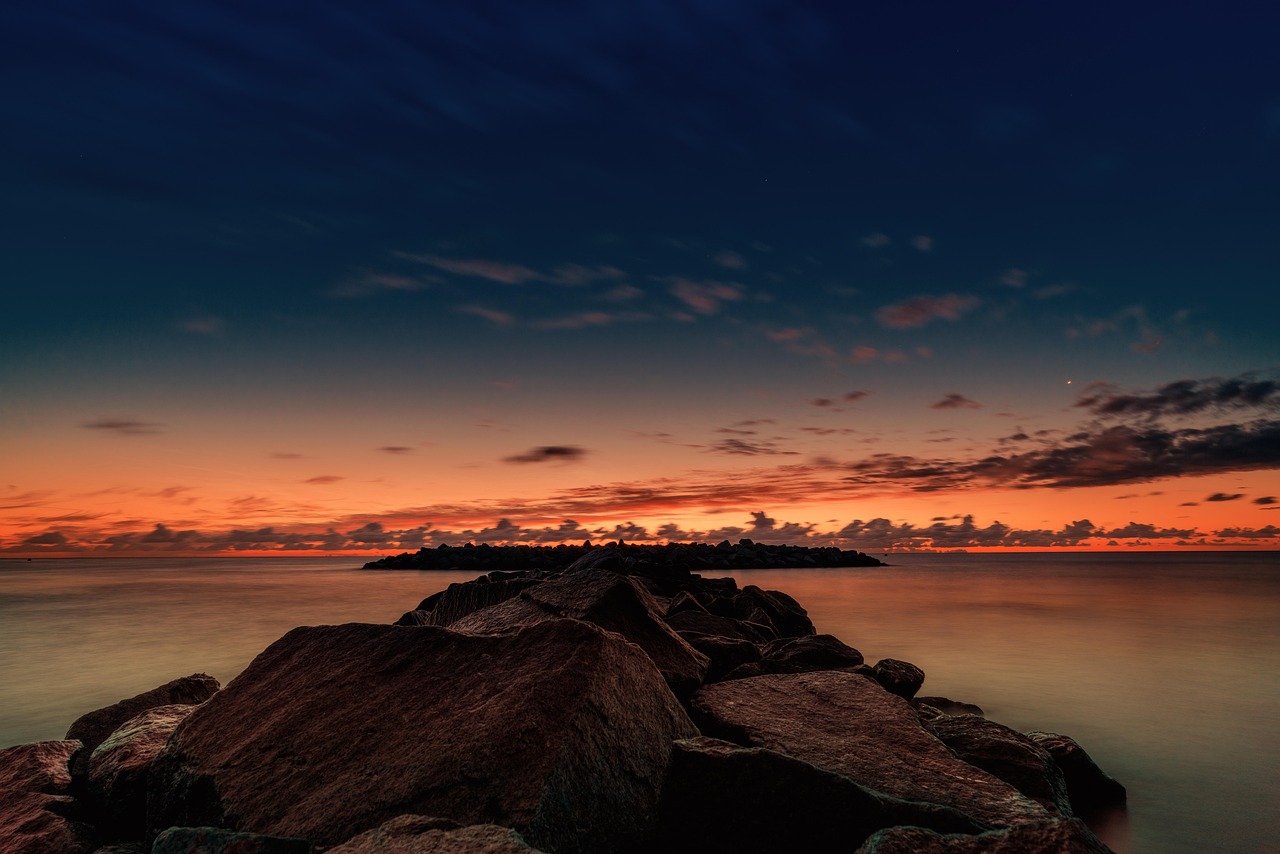Sunrise Long Exposure Lighting - Free photo on Pixabay