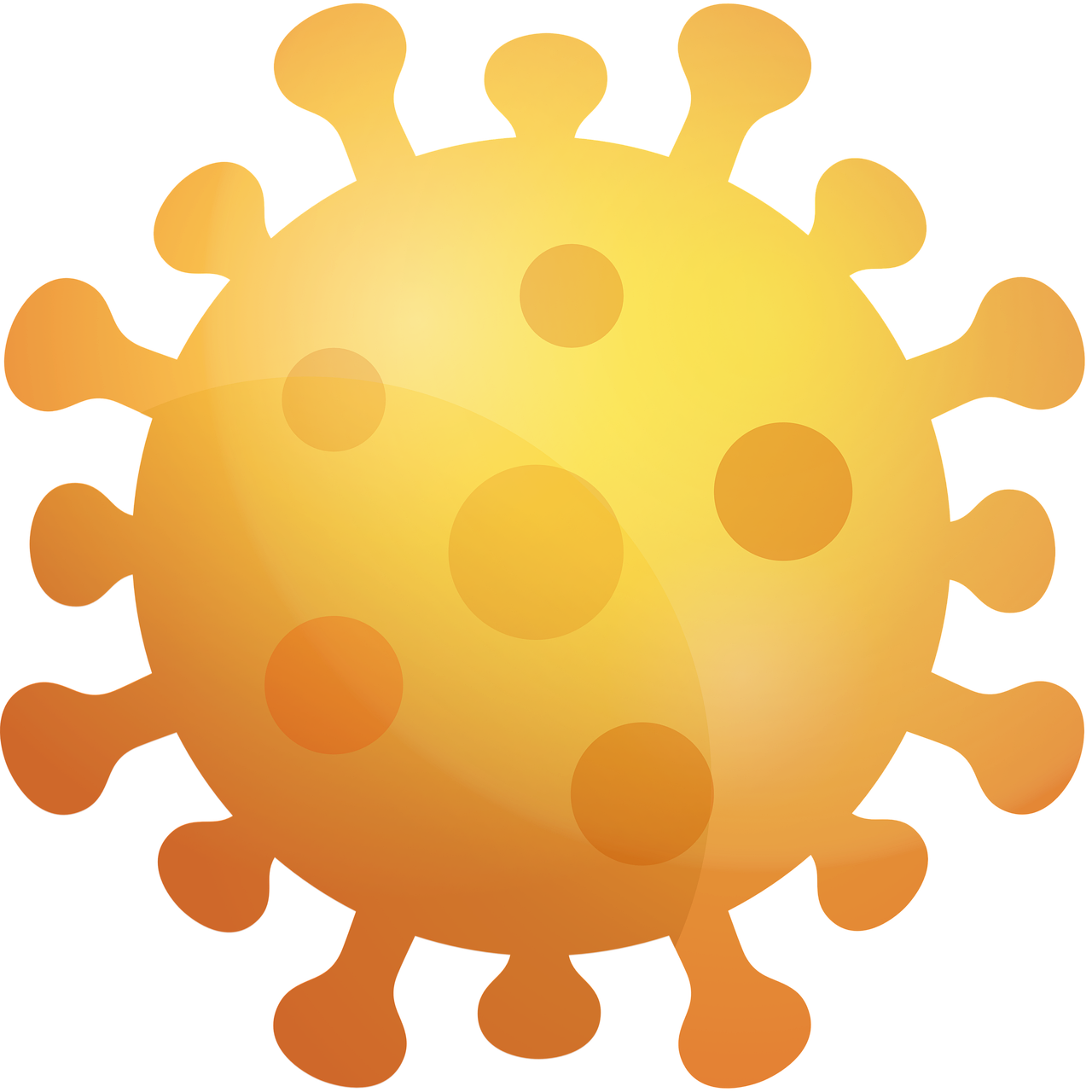 Download Corona Virus, Orange, Yellow. Royalty-Free Stock Illustration ...