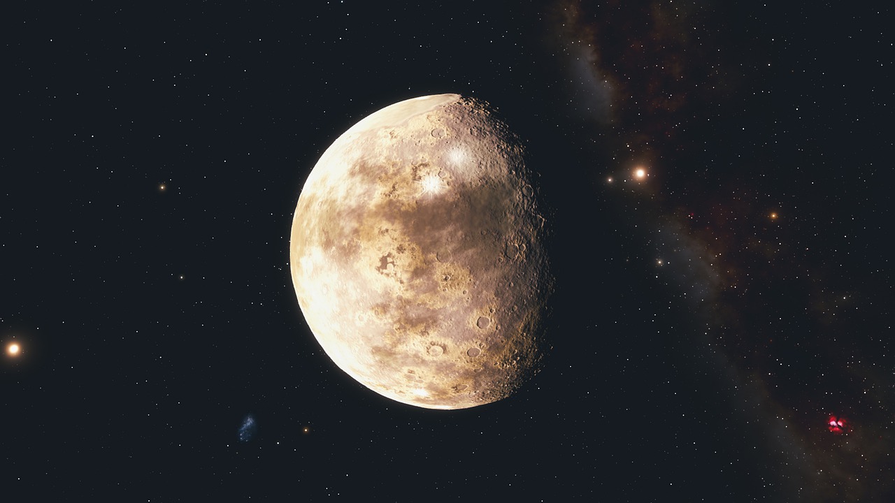 Moon Space Galaxy - Free image on Pixabay