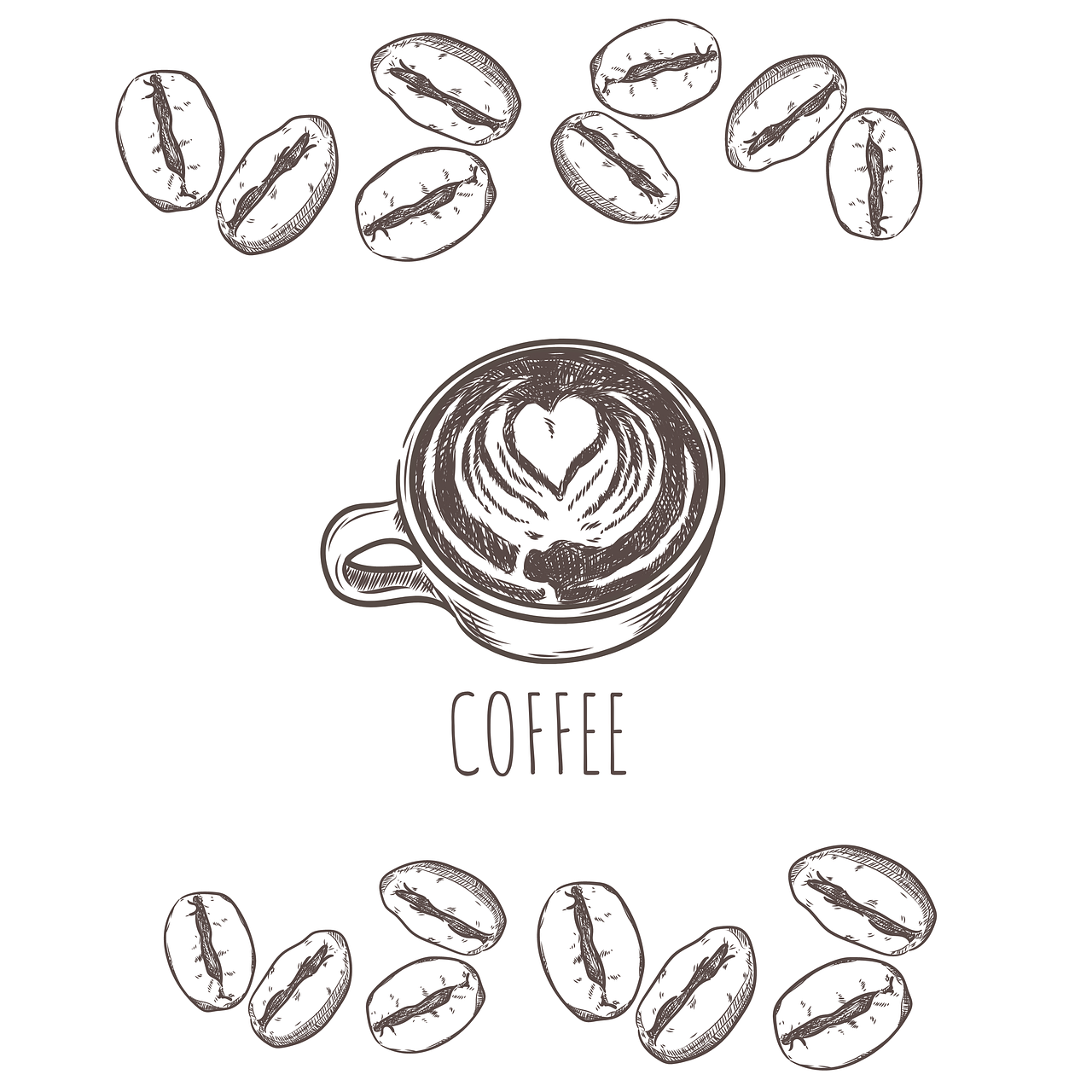 Explore 4,701+ Free Coffee Bean Illustrations: Download Now - Pixabay