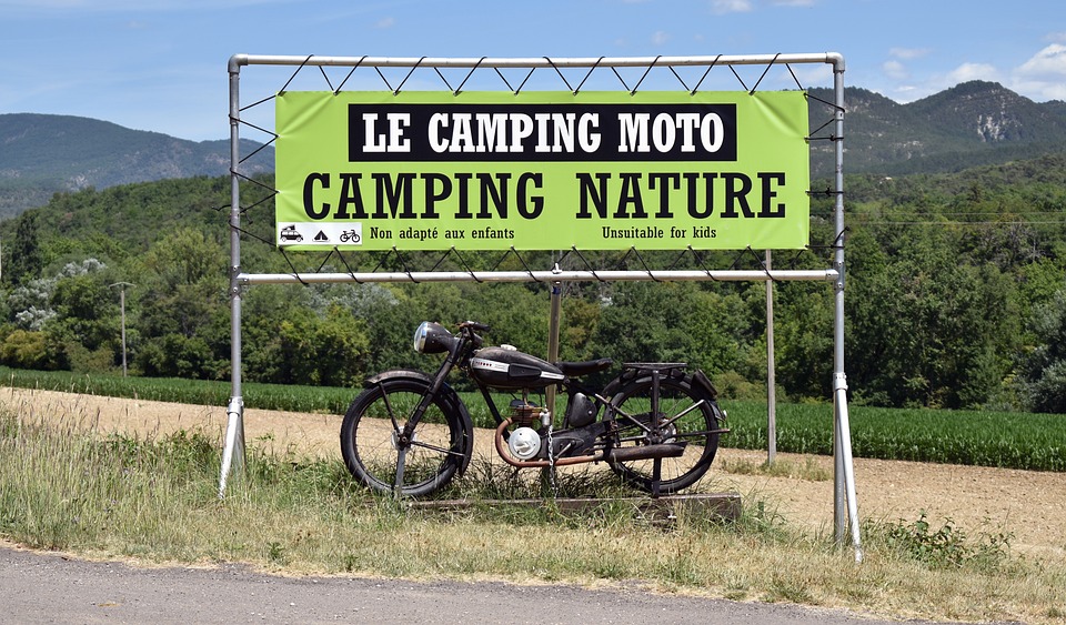Motorcycle Camping Vintage - Free photo on Pixabay