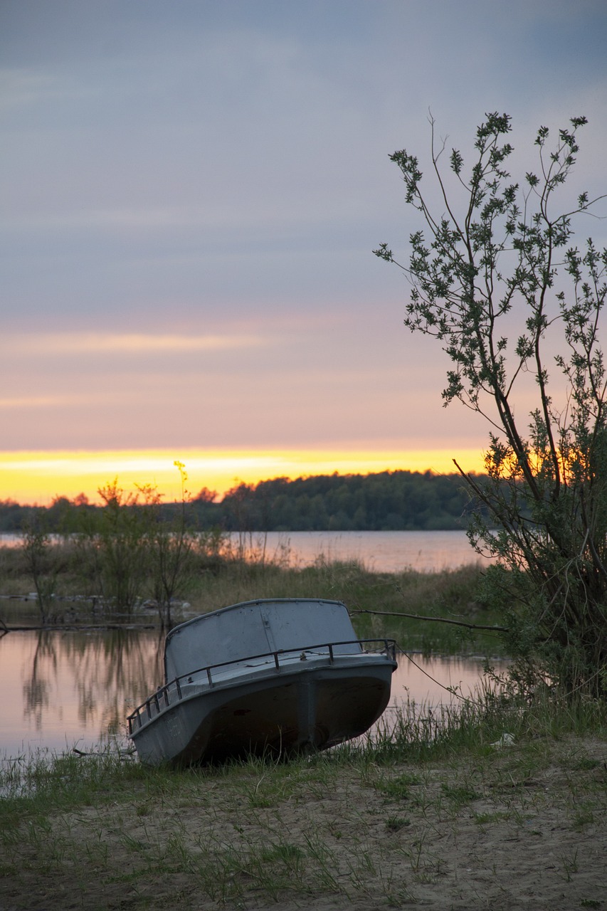 Boot Fluss Sonnenuntergang - Kostenloses Foto auf Pixabay - Pixabay