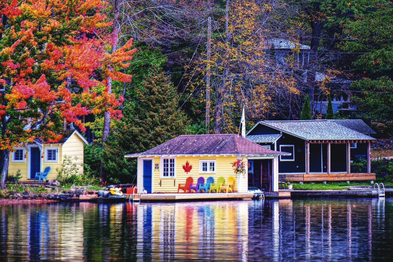 Cottage Fall Autumn - Free photo on Pixabay