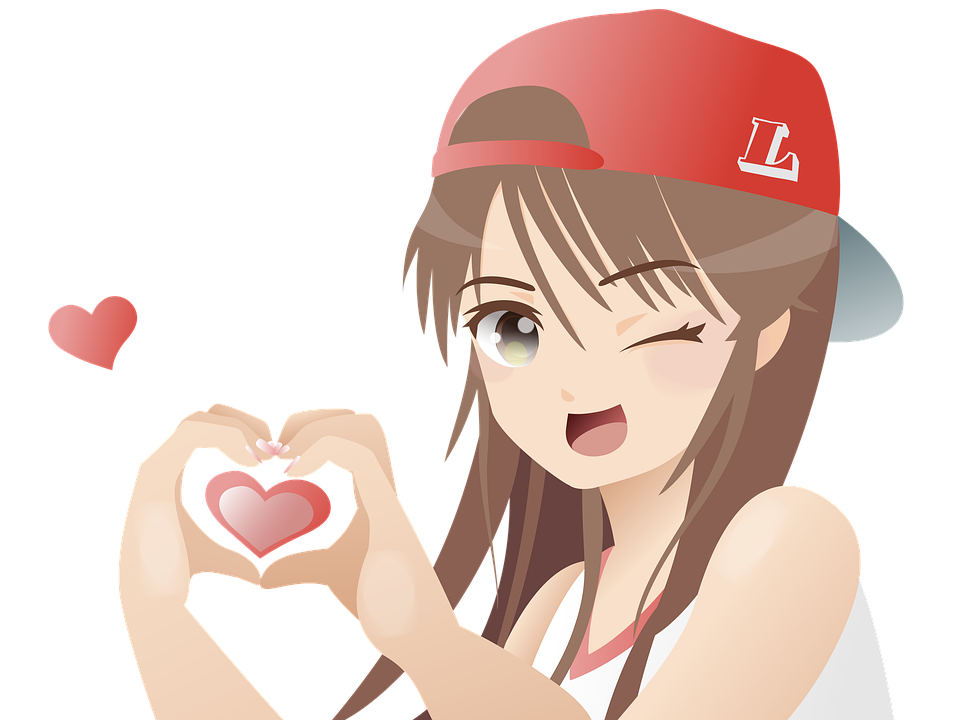 Download Girl, Heart, Love. Royalty-Free Stock Illustration Image - Pixabay