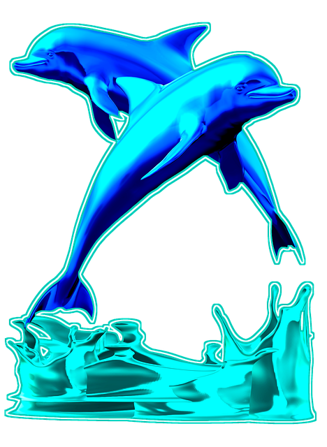 Download Dolphins, Blue, Water. Royalty-Free Stock Illustration Image ...