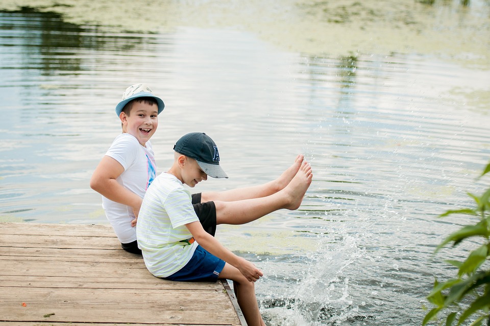 Kids Boys Lake - Free photo on Pixabay - Pixabay