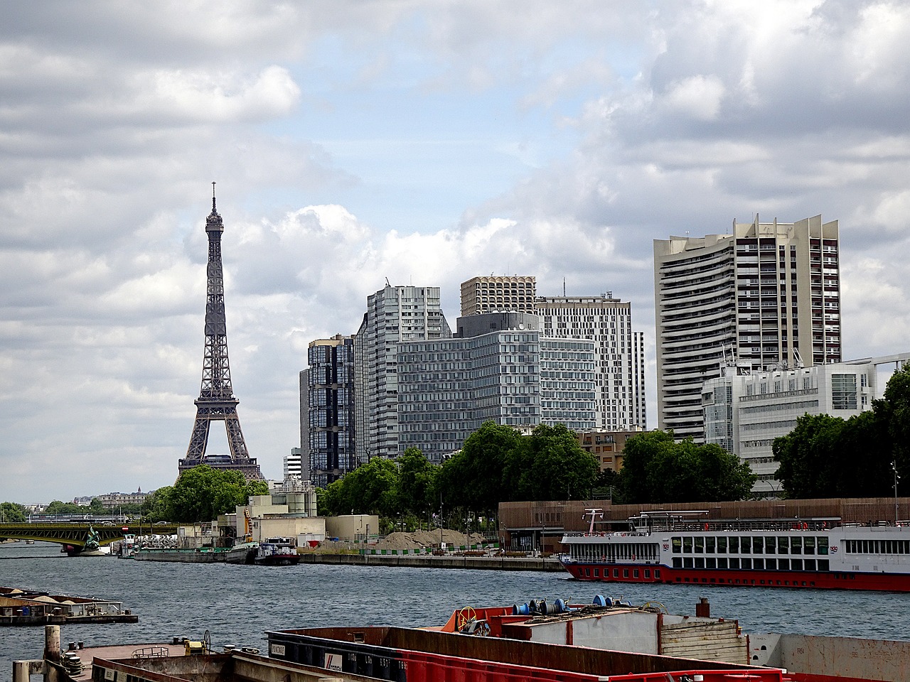Paris Perancis Sungai Seine Menara - Foto gratis di Pixabay - Pixabay