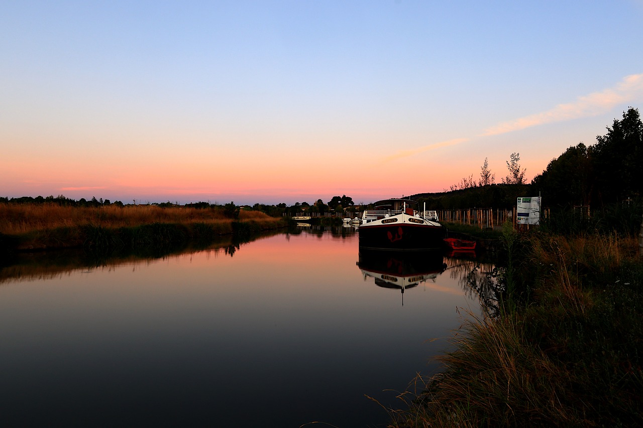 Canal Du Midi Pôr Do Sol - Foto gratuita no Pixabay - Pixabay