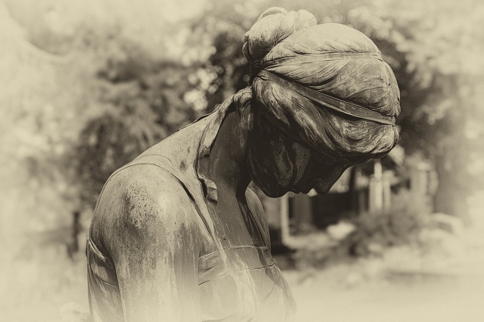 Download Sculpture Graveyard Grief Royalty-Free Stock Illustration ...