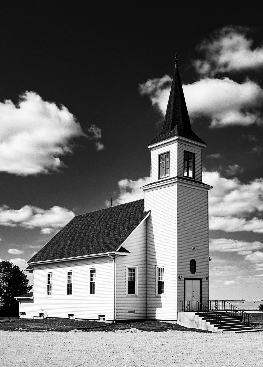 Country Church Silhouette