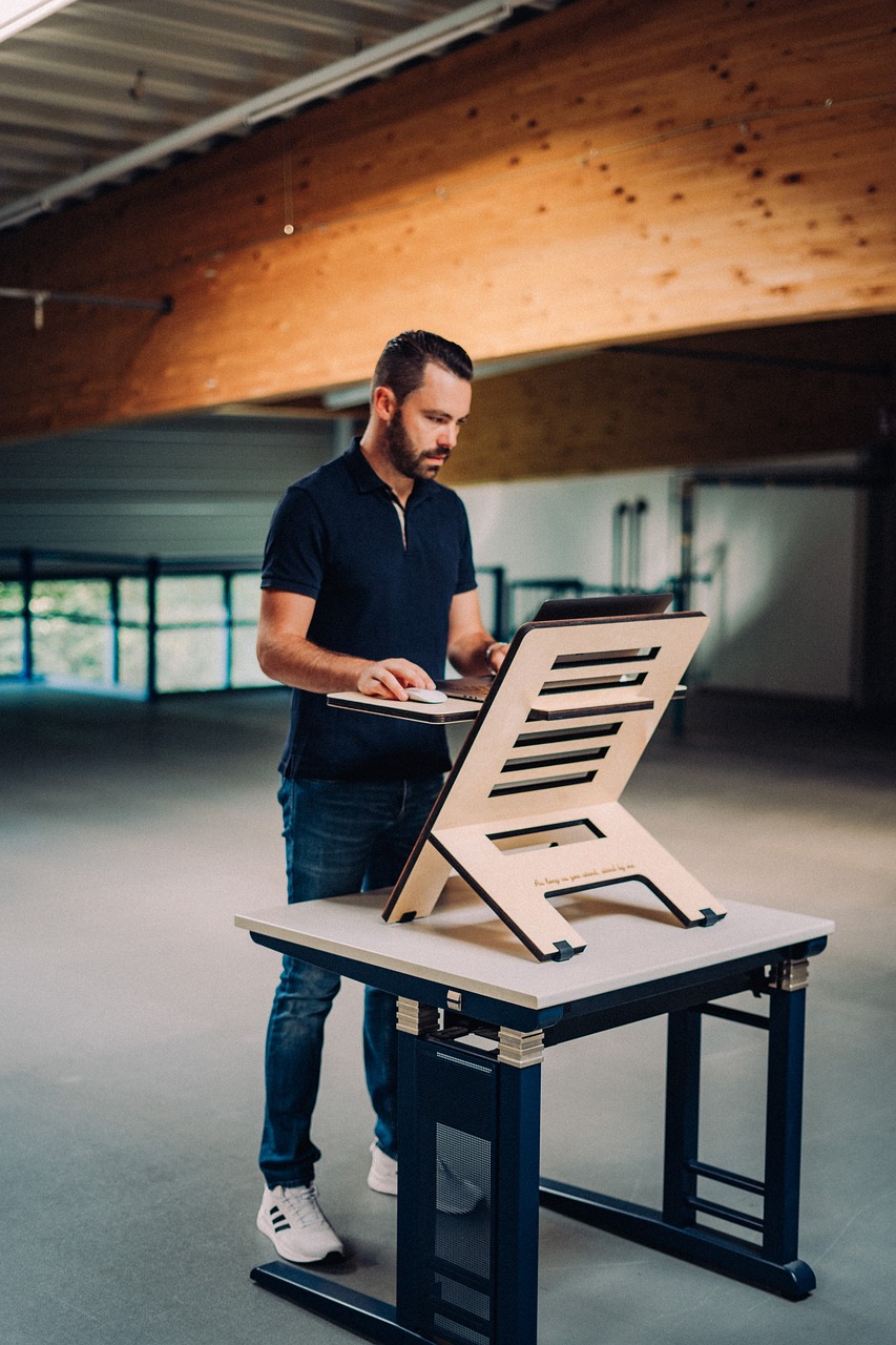 Man Stand Desk - Free photo on Pixabay