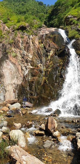Waterfall In Shangla Rocks And - Free photo on Pixabay - Pixabay