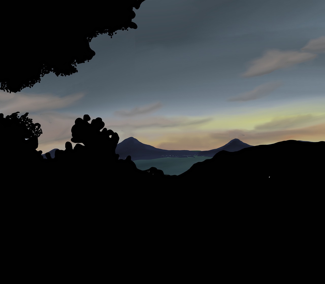 Download God'S Creation, Sunset, Landscape. Royalty-Free Stock ...