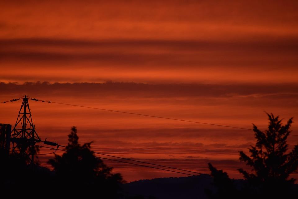 Sky Cramoisi Rouge Coucher De - Photo gratuite sur Pixabay - Pixabay