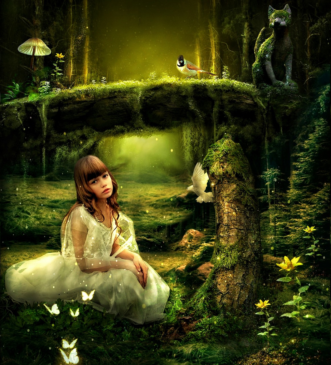 Girl Forest Fantasy Young - Free photo on Pixabay