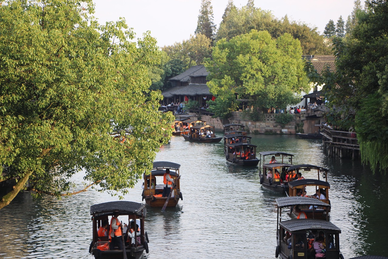 Boats Canal River Free Photo On Pixabay Pixabay