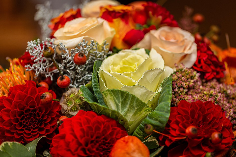 Fleur Autruche Des Roses Bouquet - Photo gratuite sur Pixabay