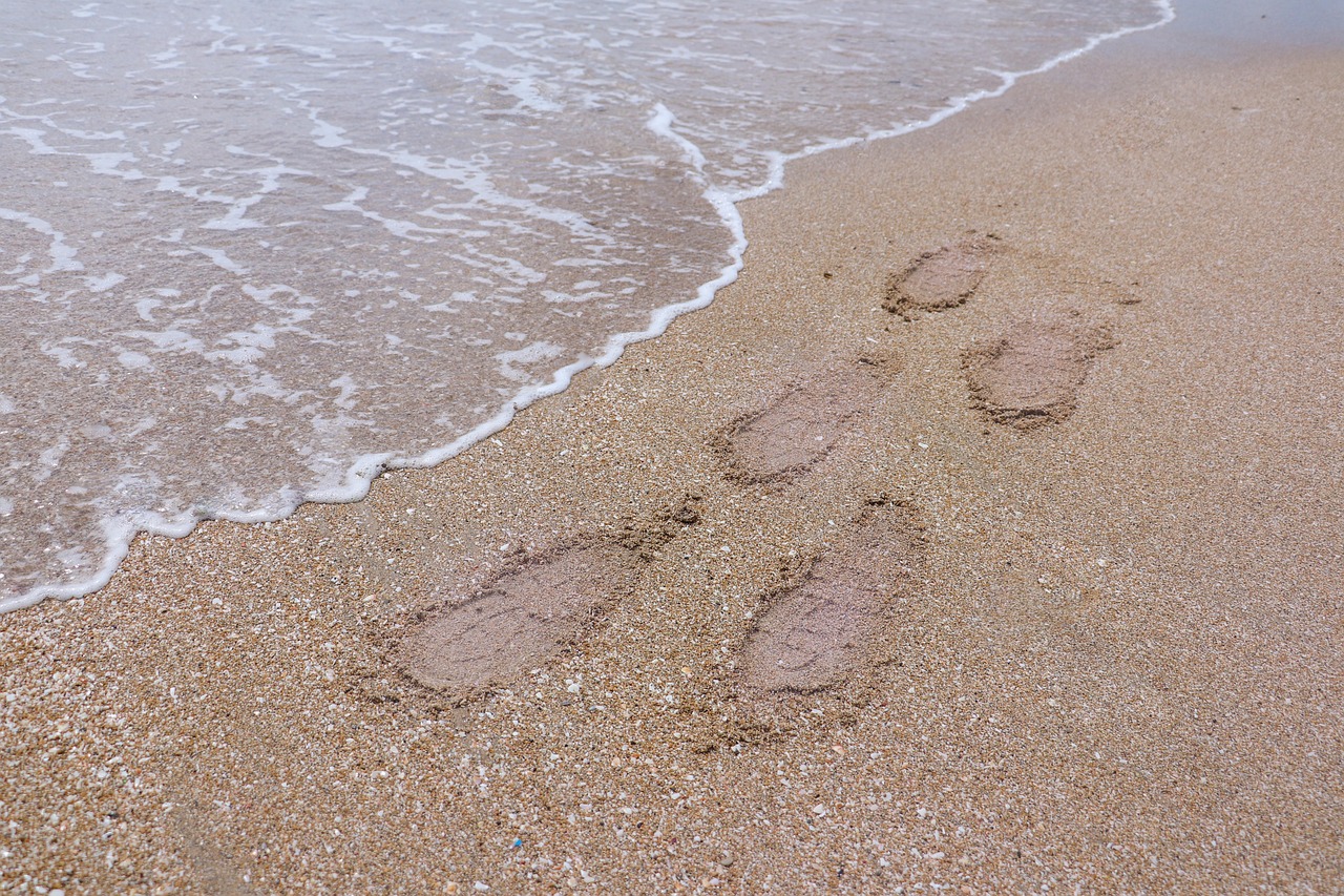 Meer Schritte Sand - Kostenloses Foto auf Pixabay