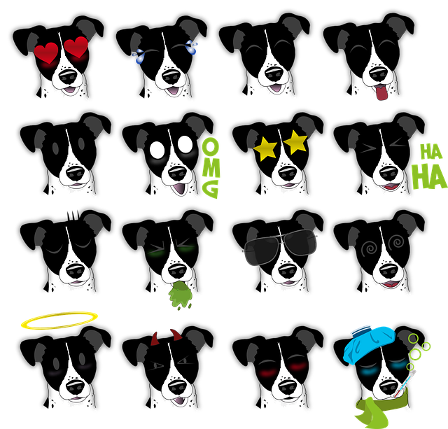 Anjing Emojis Emoji - Gambar vektor gratis di Pixabay