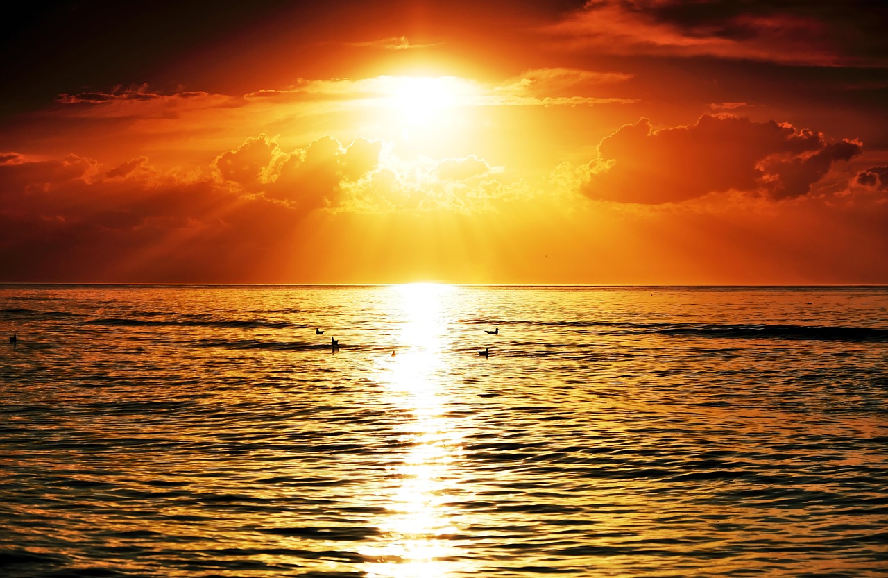 Pôr Do Sol Mar Oceano Paisagem - Foto gratuita no Pixabay - Pixabay
