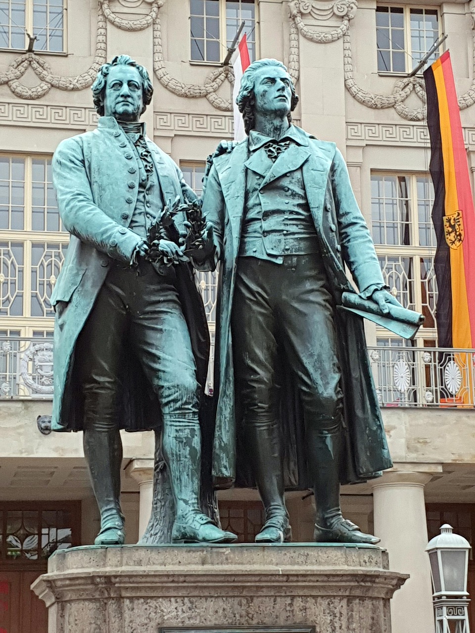 Goethe Schiller Monument - Photo gratuite sur Pixabay - Pixabay