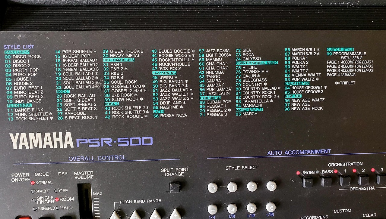 键盘 雅马哈Psr-500 合成器 - Pixabay上的免费照片 - Pixabay