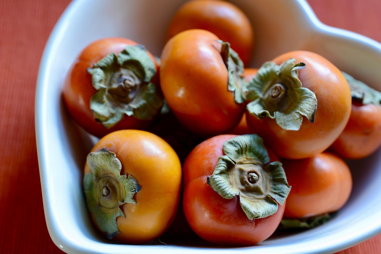 Persimmon Fruit Bowl Of Fruits - Free photo on Pixabay