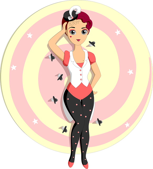 Download Woman, Circus, Target. Royalty-Free Stock Illustration Image ...