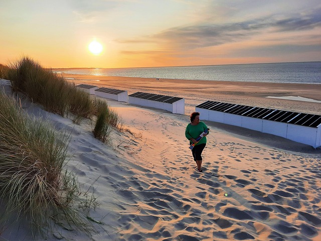 Beach Sunset Woman - Free photo on Pixabay