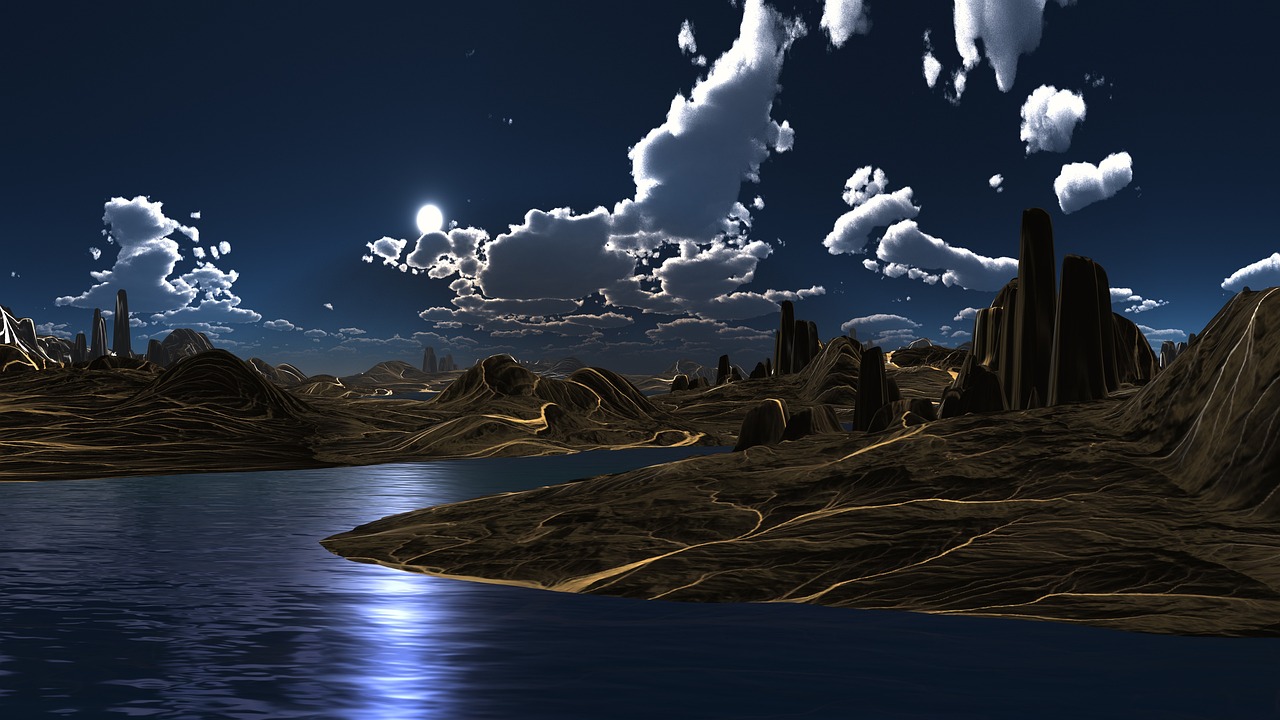 Lunar Landscape Cloud Space - Free photo on Pixabay