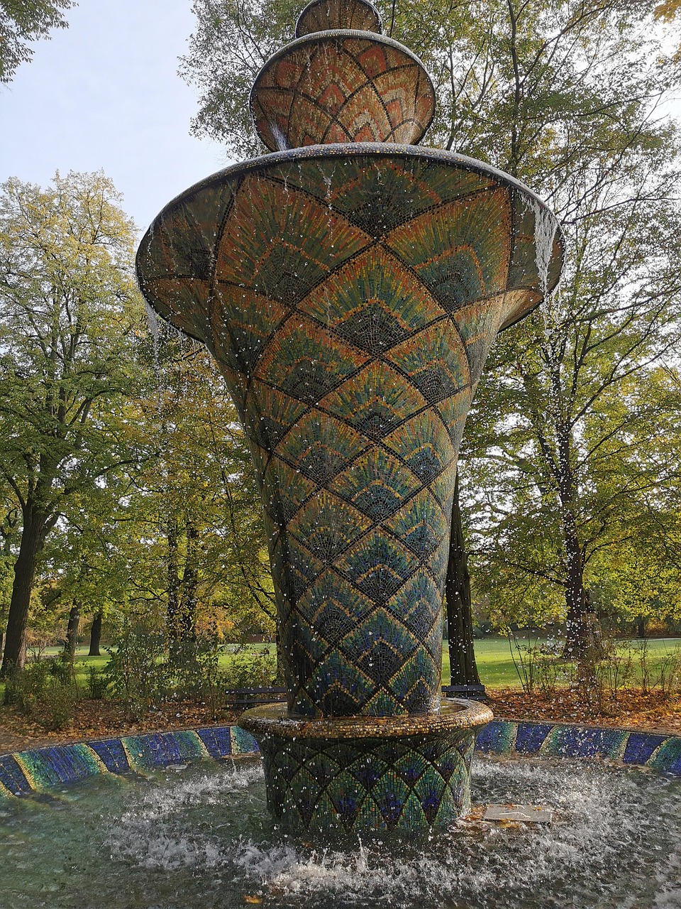 Mosaikbrunnen Springbrunnen Kunst - Kostenloses Foto auf Pixabay - Pixabay