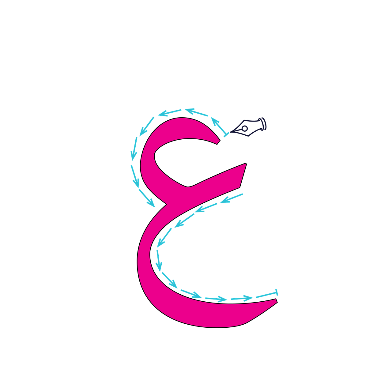 Download Arabic Alphabet Letters Royalty Free Stock Illustration Image Pixabay