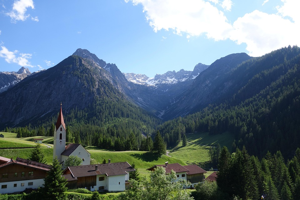 Vilage Buildings Mountains - Free photo on Pixabay
