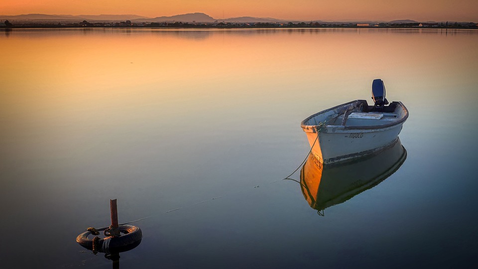 Boat Lake Sunset - Free photo on Pixabay