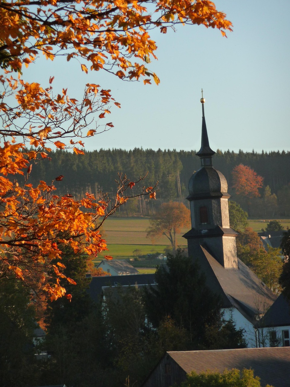Church Tower Village - Free photo on Pixabay - Pixabay