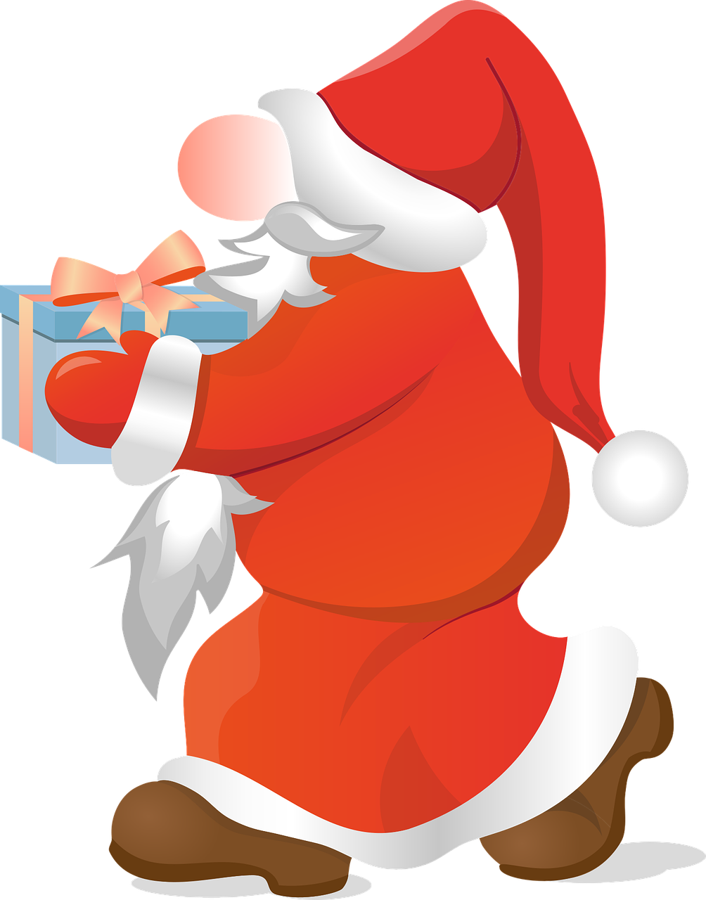 Download Santa Claus Present Christmas Royalty Free Vector Graphic Download Santa Claus Present Christmas Royalty Free Vector Graphic