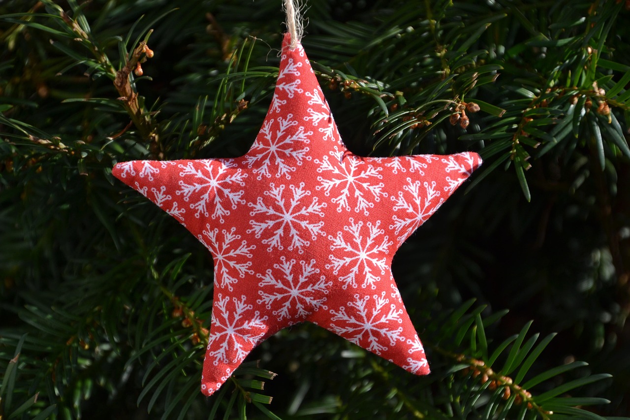 Stern Stoffstern Ornament - Kostenloses Foto auf Pixabay - Pixabay