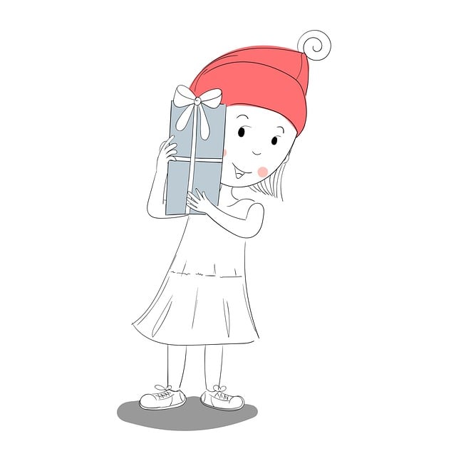 Download Girl, Present, Gift. Royalty-Free Stock Illustration Image ...
