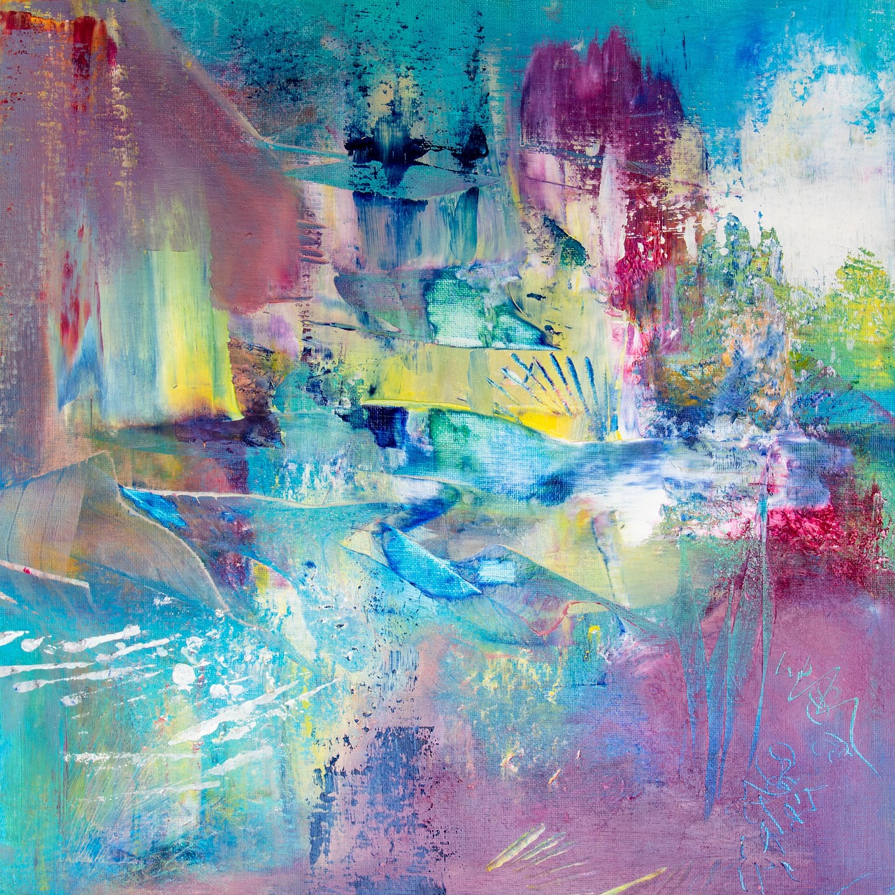Abstracto Cuadro Moderno Pintura - Foto gratis en Pixabay - Pixabay
