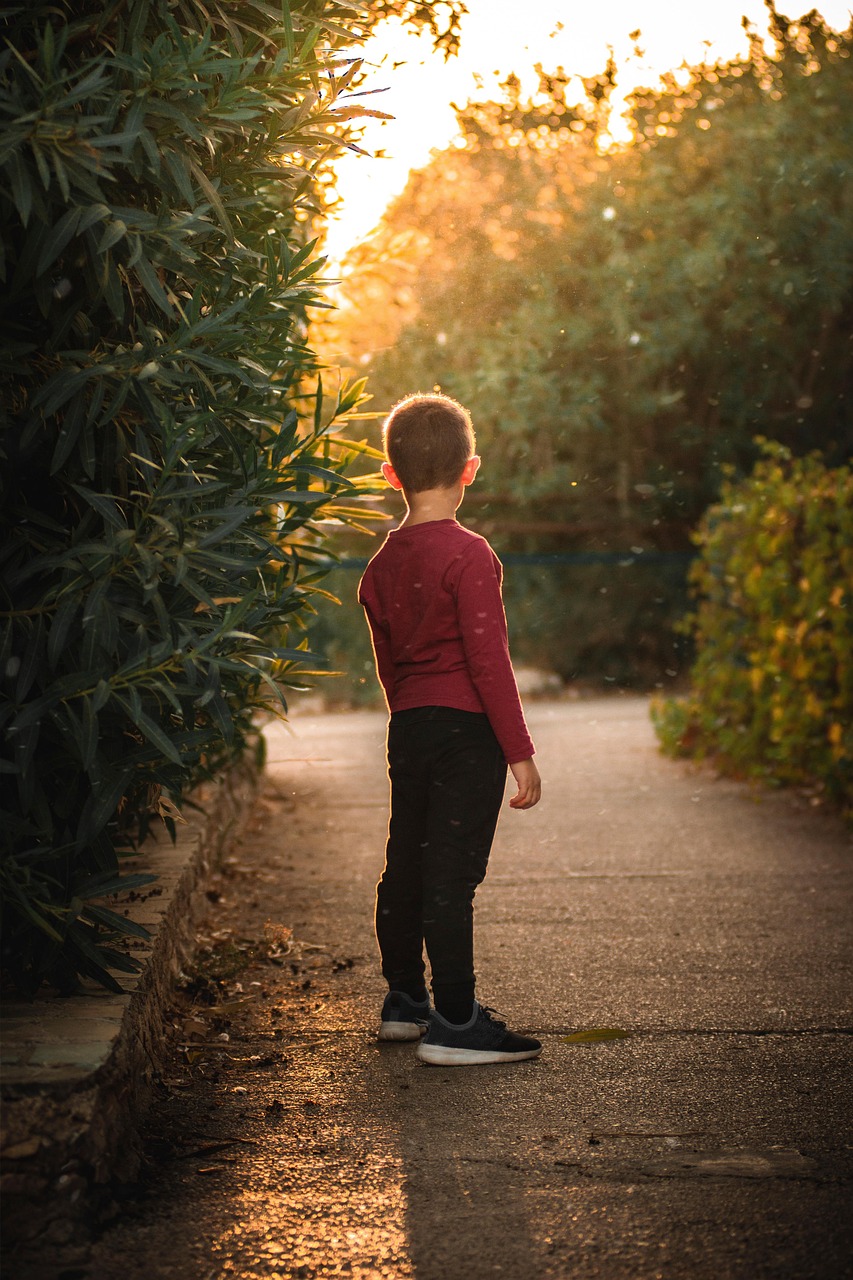 Kid Outdoors Sunset - Free photo on Pixabay