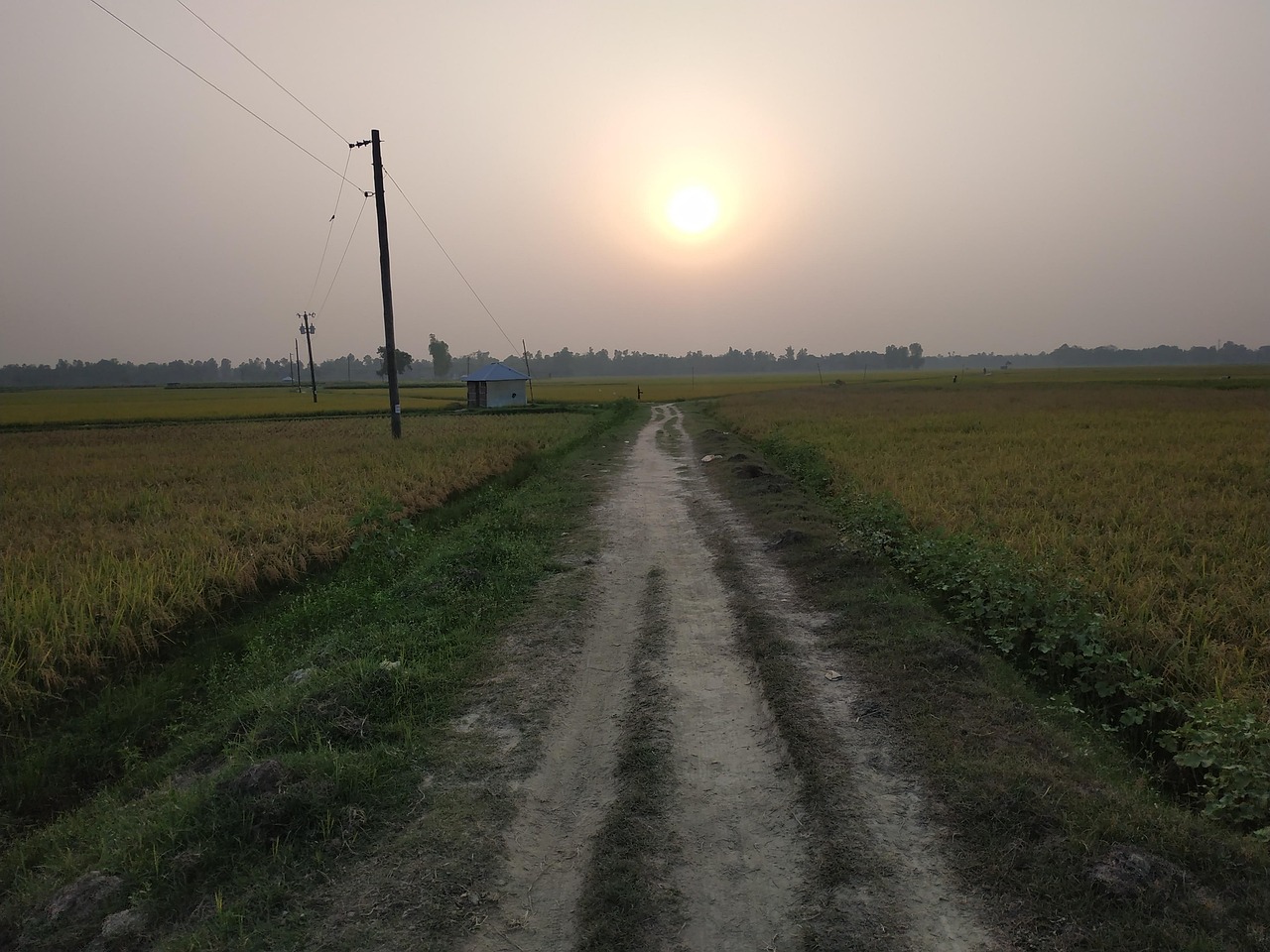 Village Road Sunset - Free photo on Pixabay - Pixabay