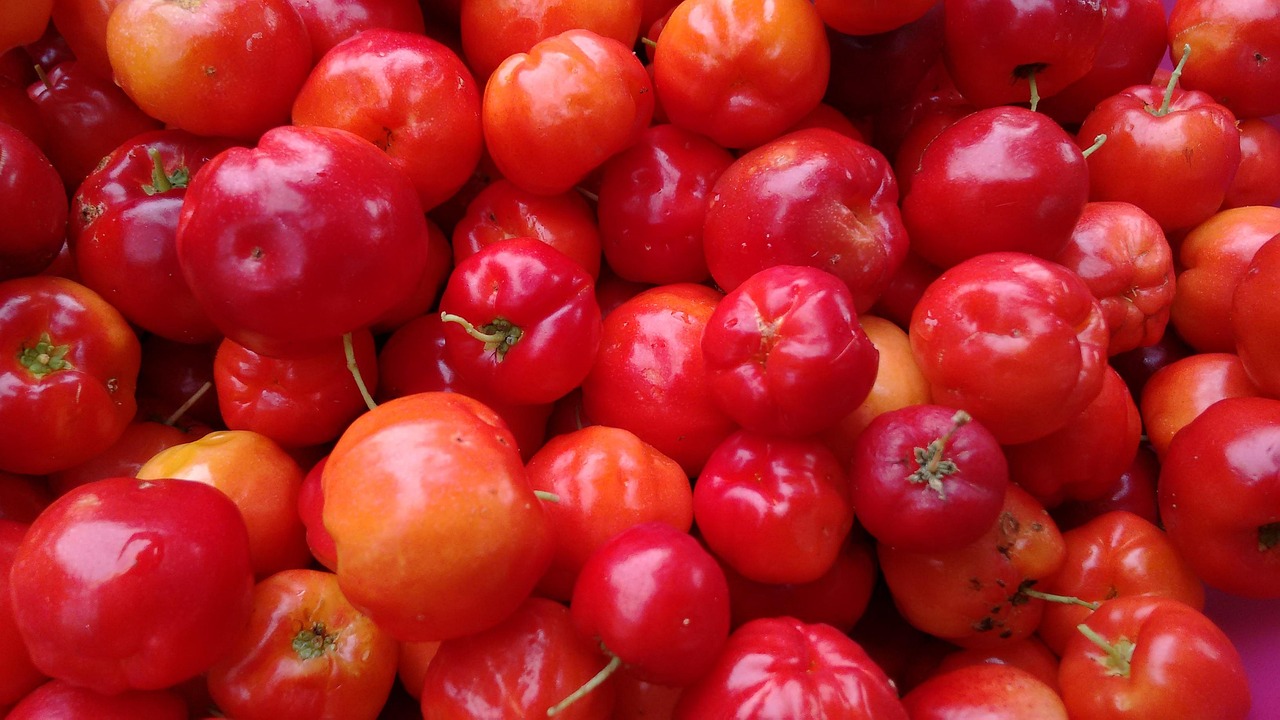 Frutas Rojas Acerola Vitamina C - Foto gratis en Pixabay - Pixabay