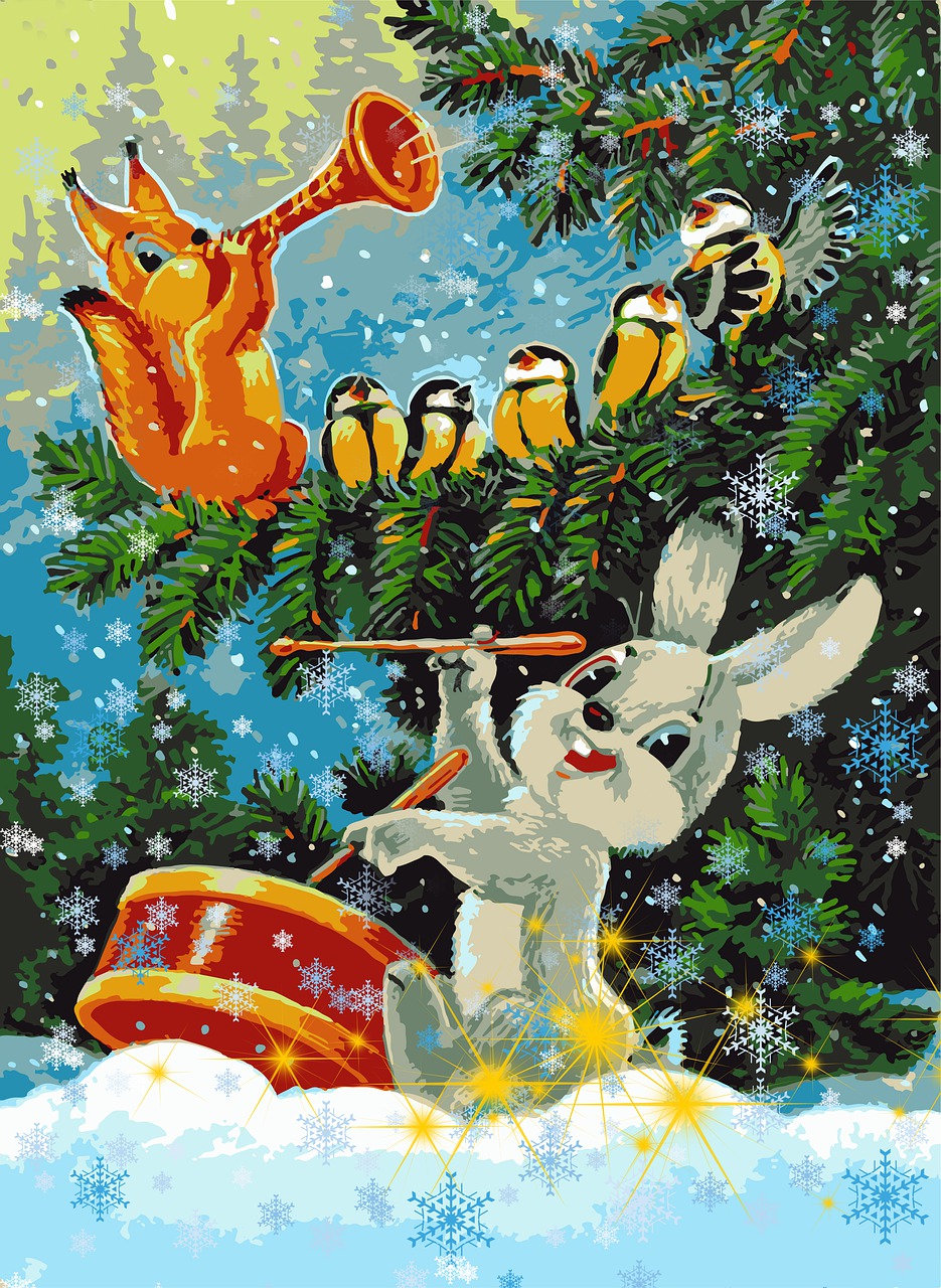 Download Bunny, Squirrel, Birds. Royalty-Free Stock Illustration Image ...
