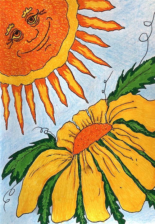 Arte Sol Dibujo - Foto gratis en Pixabay - Pixabay